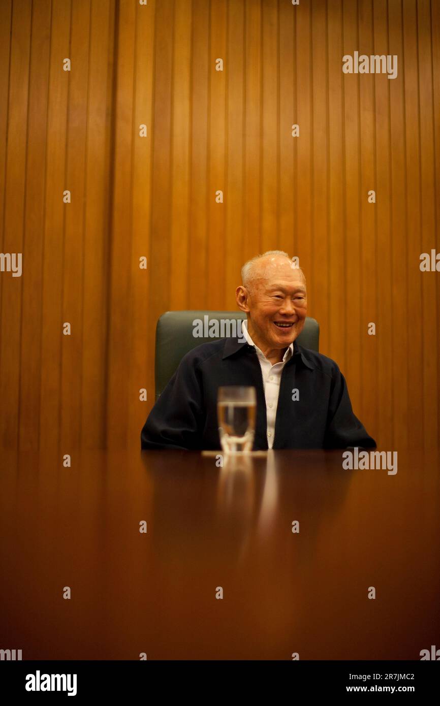 Lee Kwan Yew, the founder of Singapore Stock Photo - Alamy