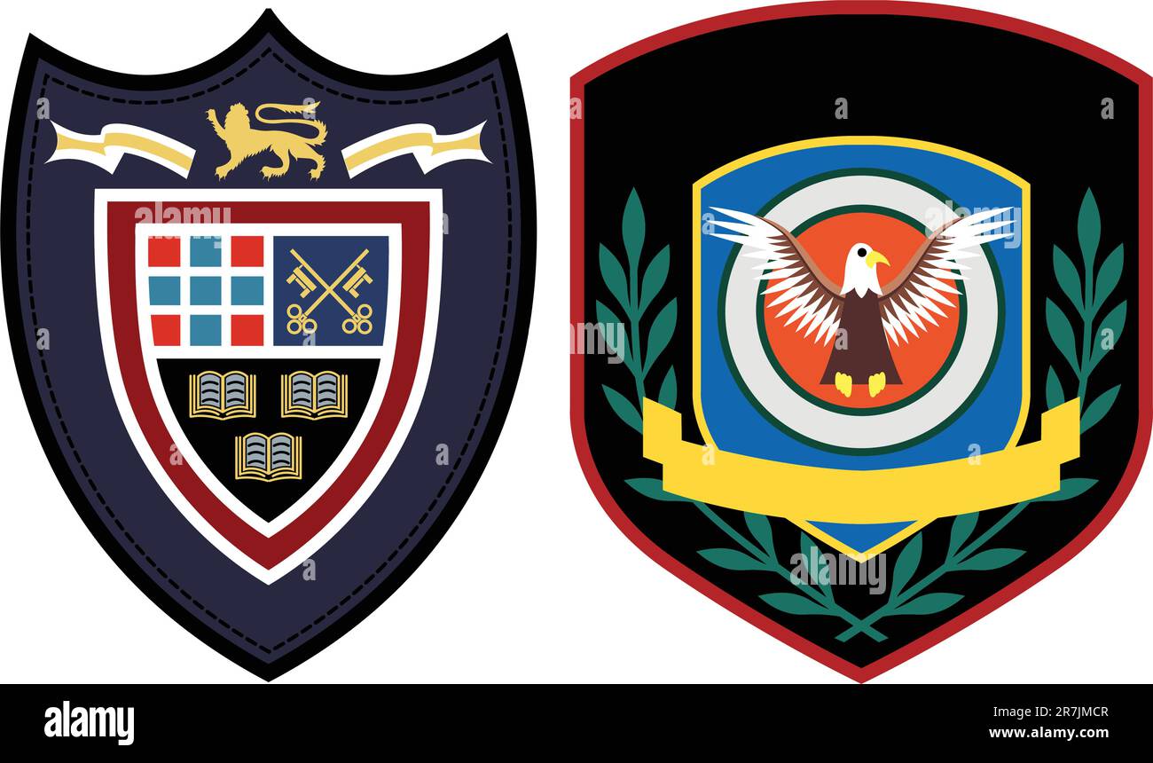 emblem patch design Stock Vector Image & Art - Alamy