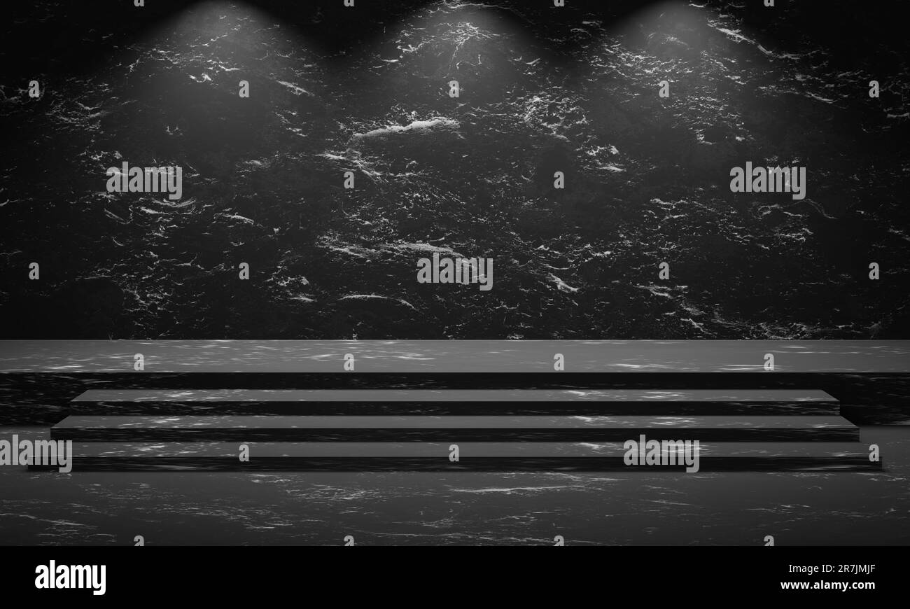 3d wall stage concrete texture 3d rendering Stock Photo - Alamy