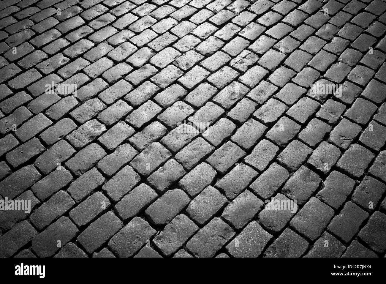 Cobblestones in the historic center of Brussels, Belgium Stock Photo ...