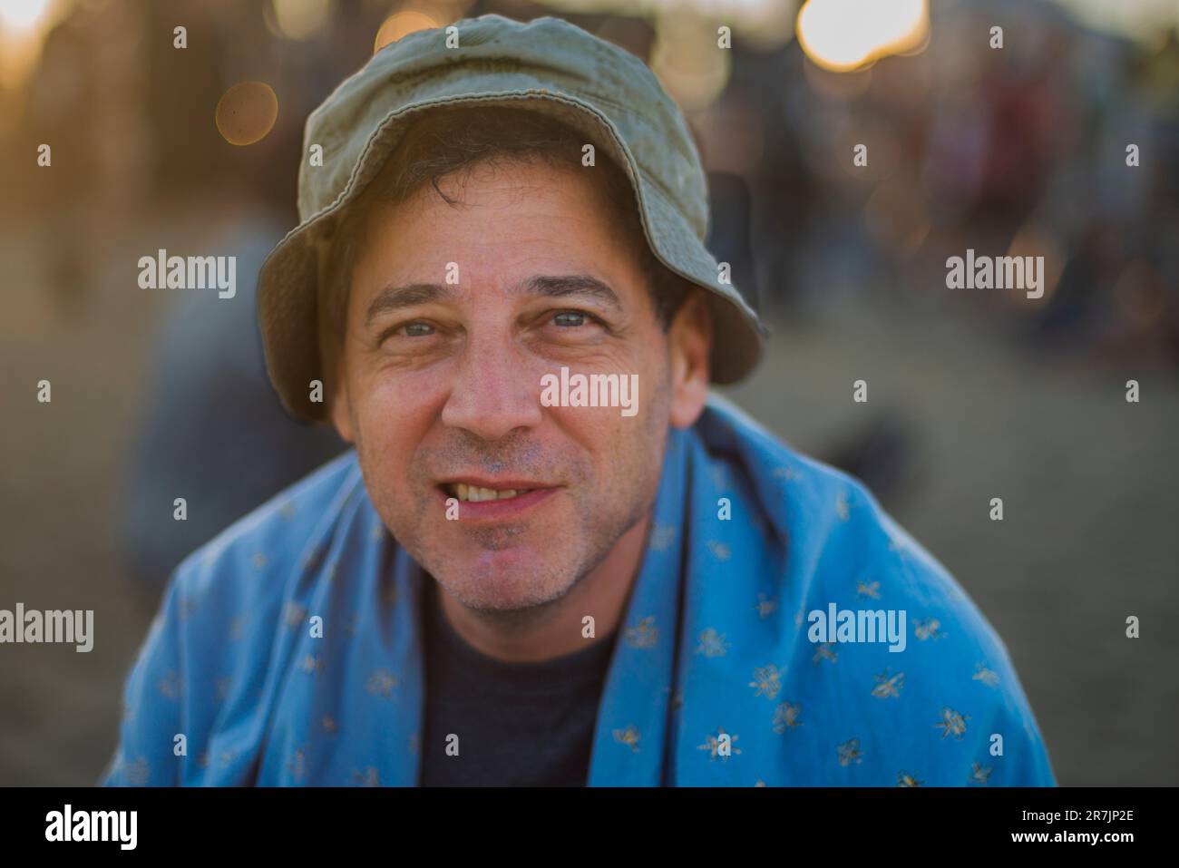 Male portraits at the Beach Stock Photo - Alamy