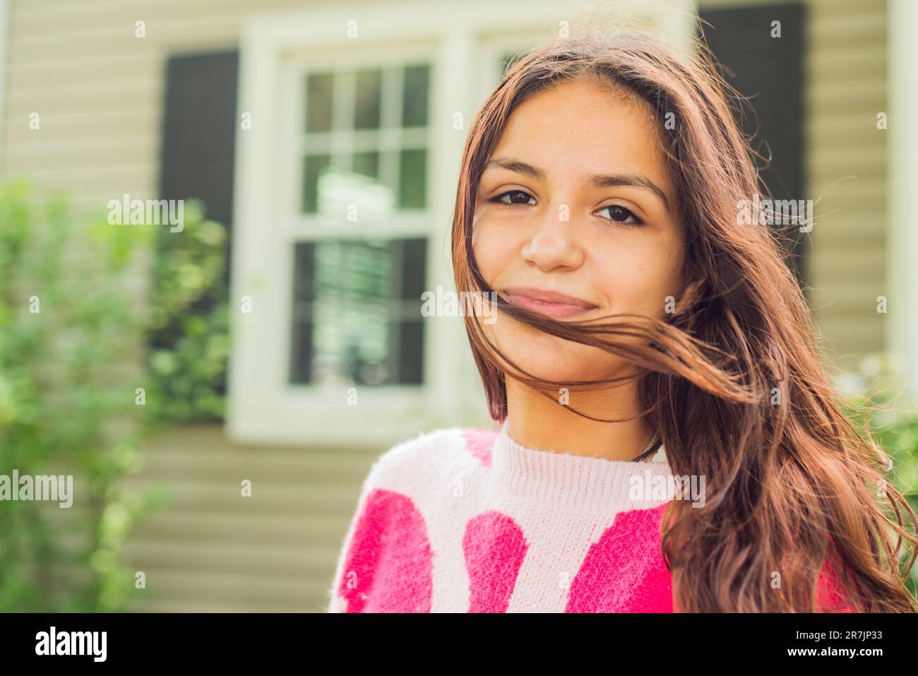 Environmental Portrait of a Generation Z beauty Stock Photo - Alamy