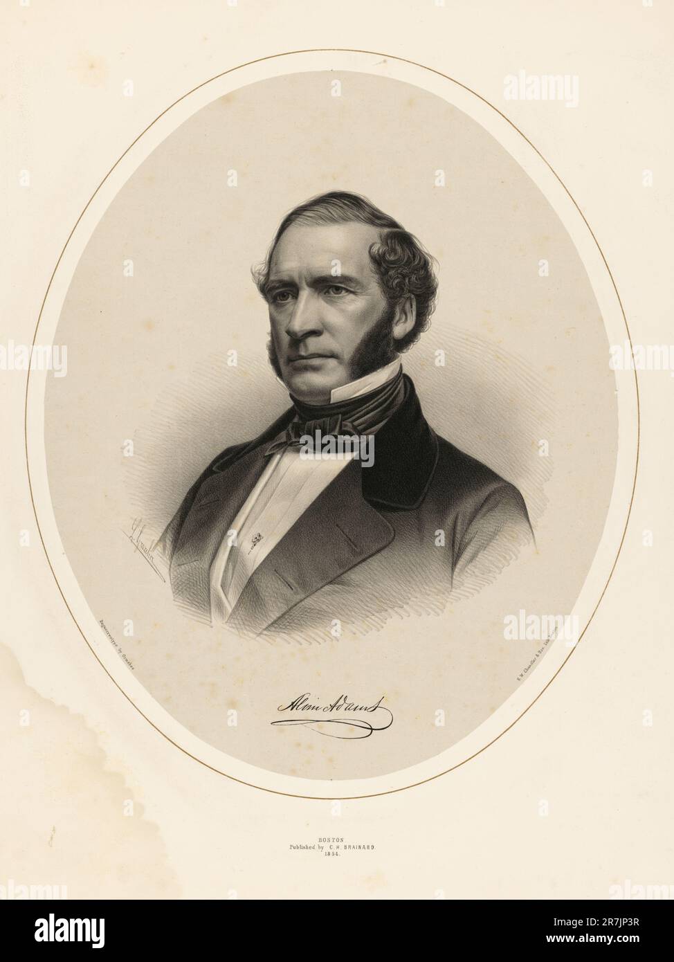 Alvin Adams 1854 Stock Photo - Alamy