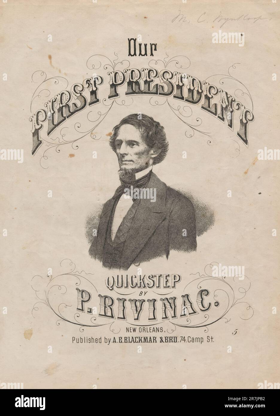 Our First President Quickstep 1861 Stock Photo - Alamy
