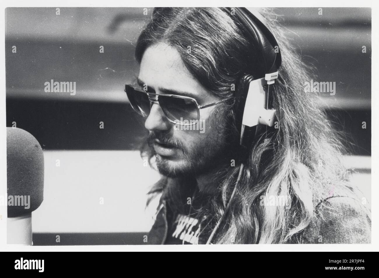 David Coverdale in studio. Photographed during the recording sessions ...