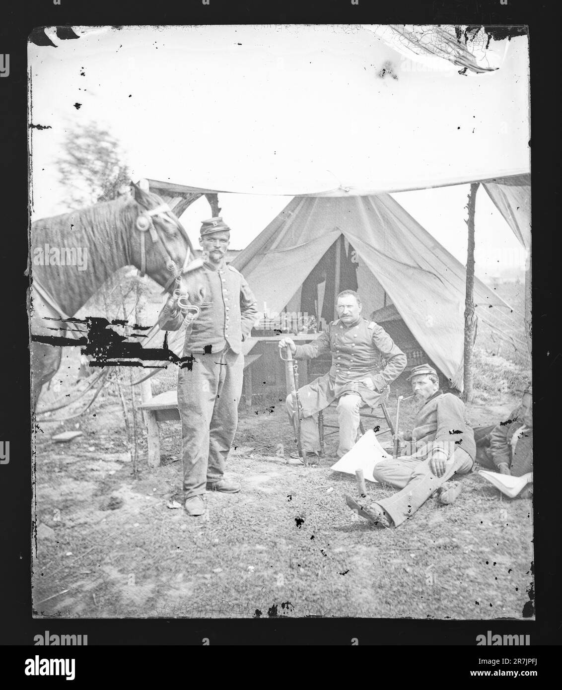 Mathew brady civil war camp hi-res stock photography and images - Alamy
