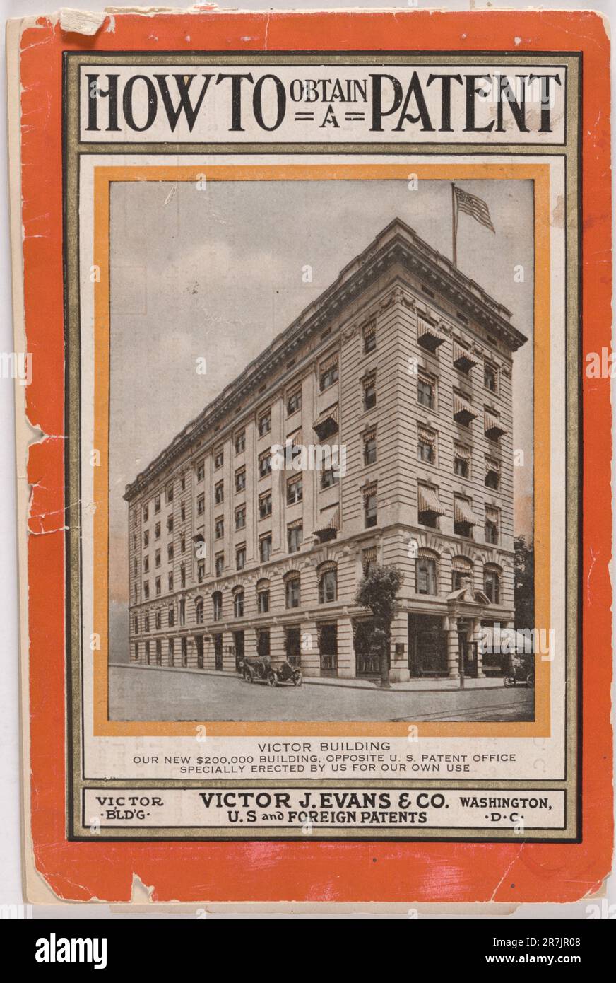Pamplet on "How to Obtain a Patent" 1900 Stock Photo - Alamy