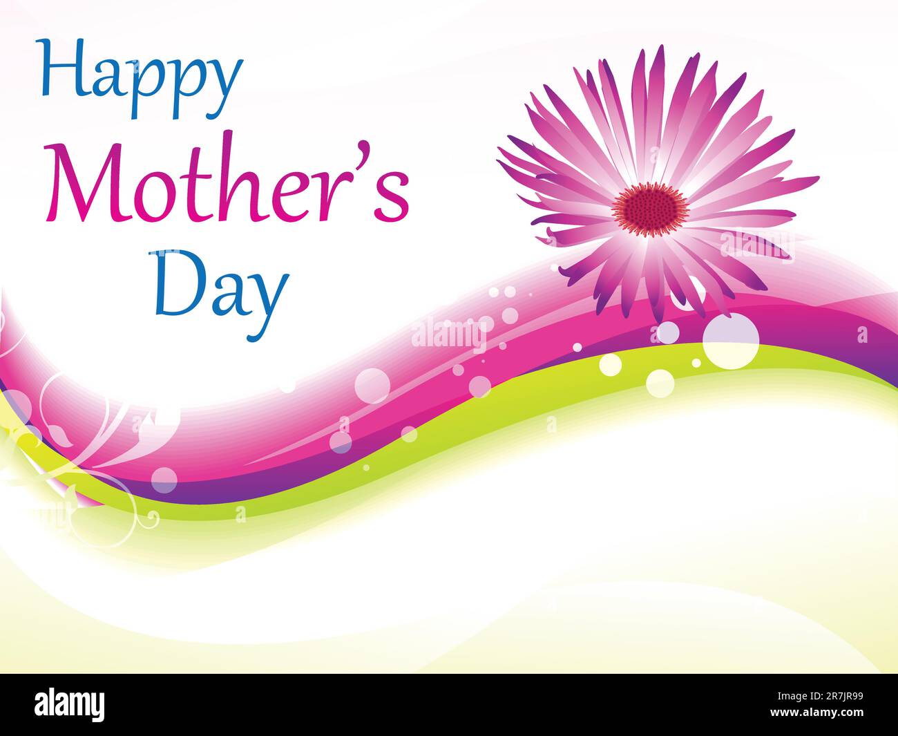 abstract mother's day background vector illustration Stock Vector Image ...