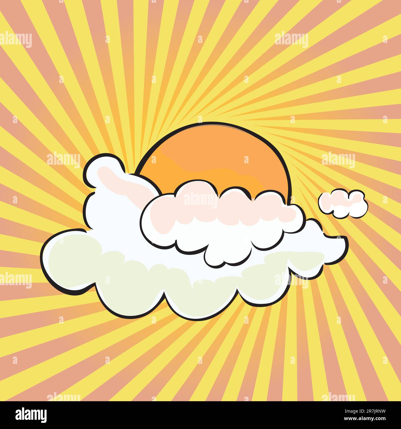 Full sun in image Stock Vector Images - Alamy