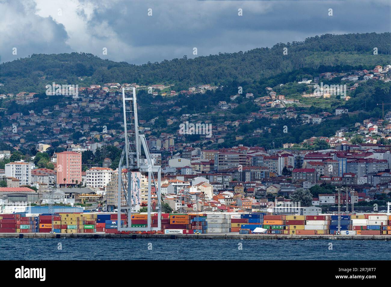 Harbor Container Cranes from around the World. Intermodal Container ...