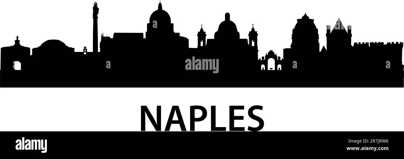 detailed illustration of Naples, Italy Stock Vector Image & Art - Alamy