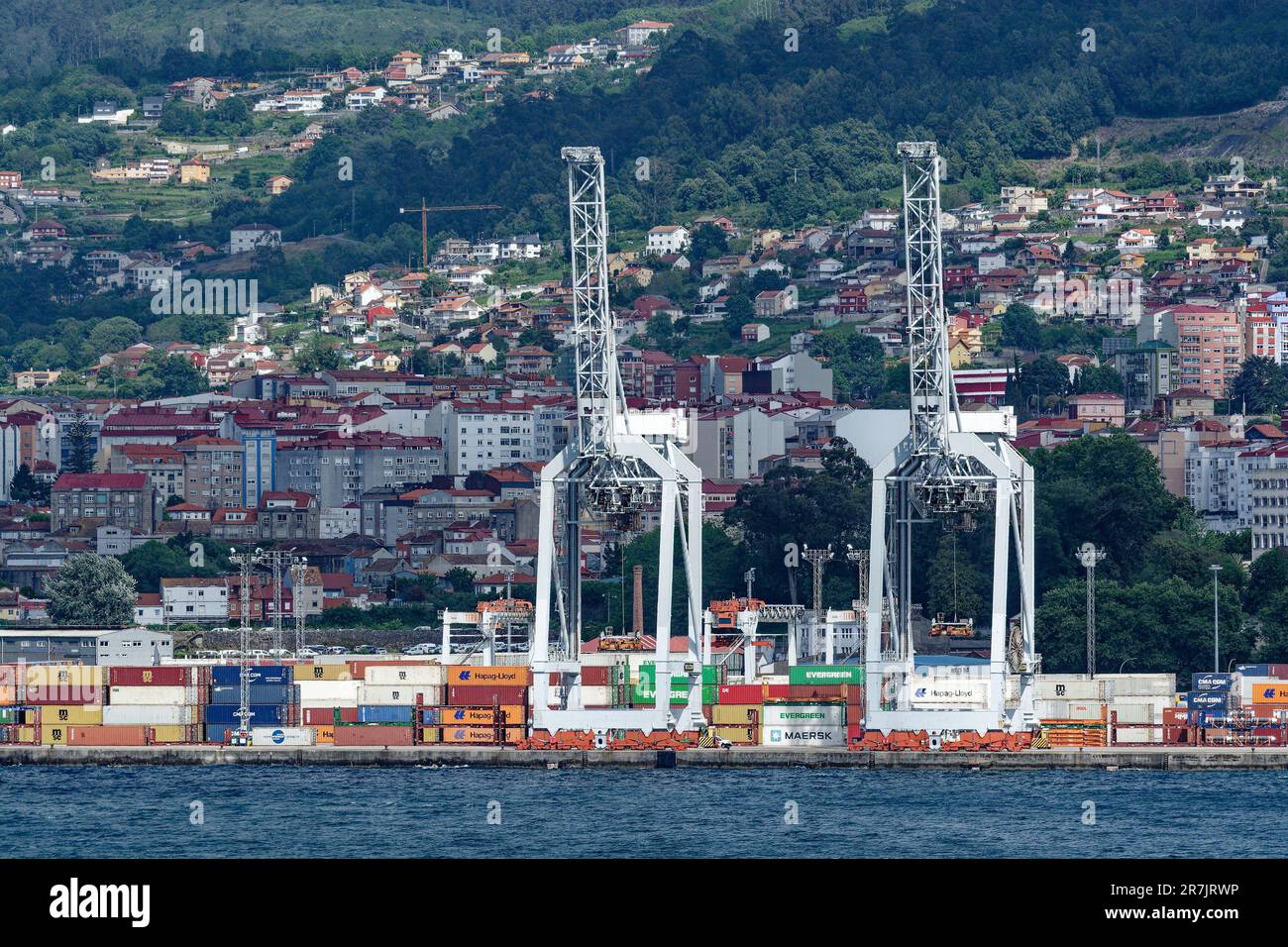 Harbor Container Cranes from around the World. Intermodal Container ...