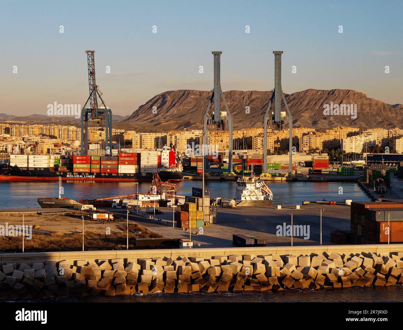 Harbor Container Cranes from around the World. Intermodal Container ...