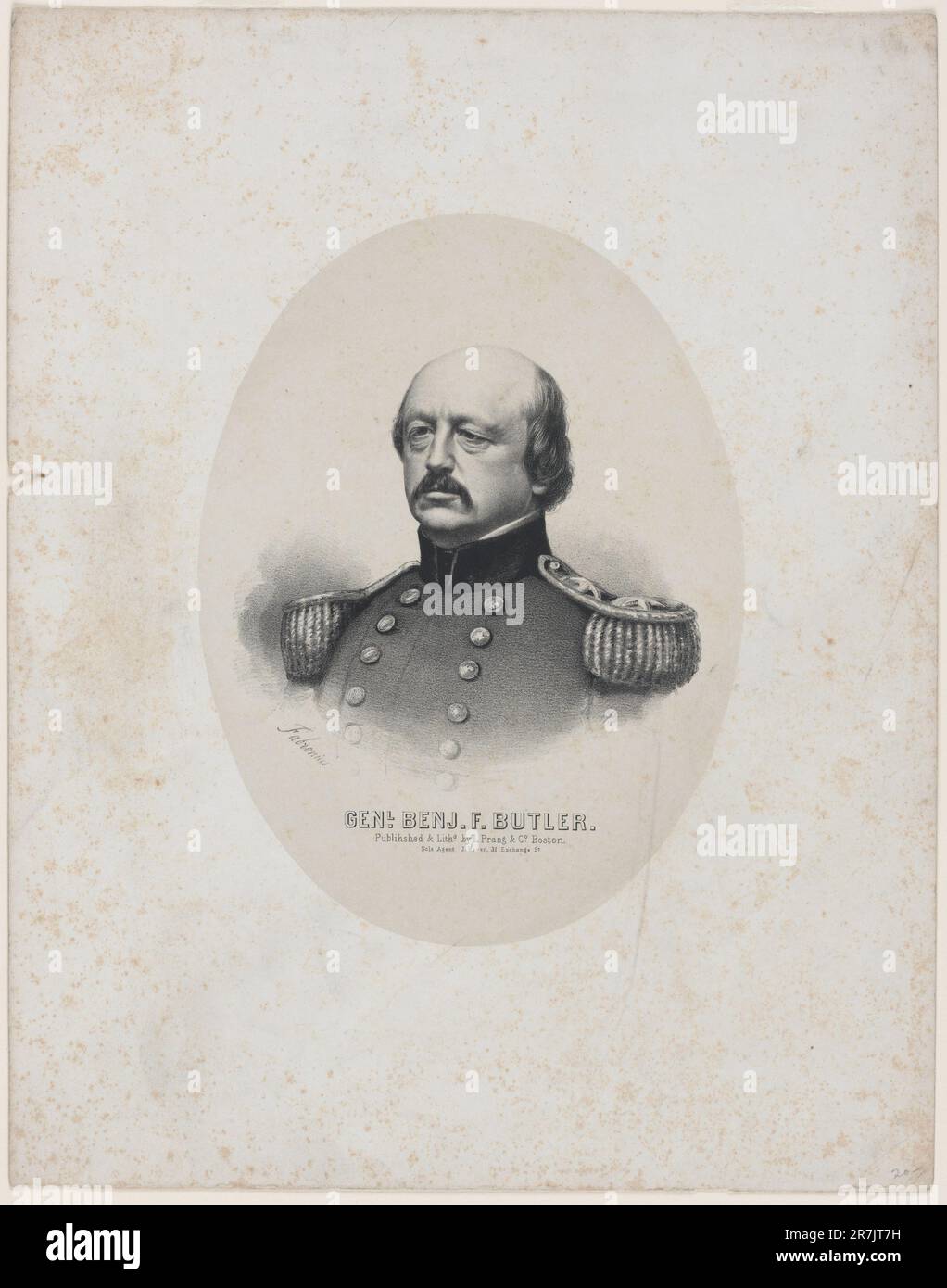 Benjamin Franklin Butler c. 1861 Stock Photo - Alamy