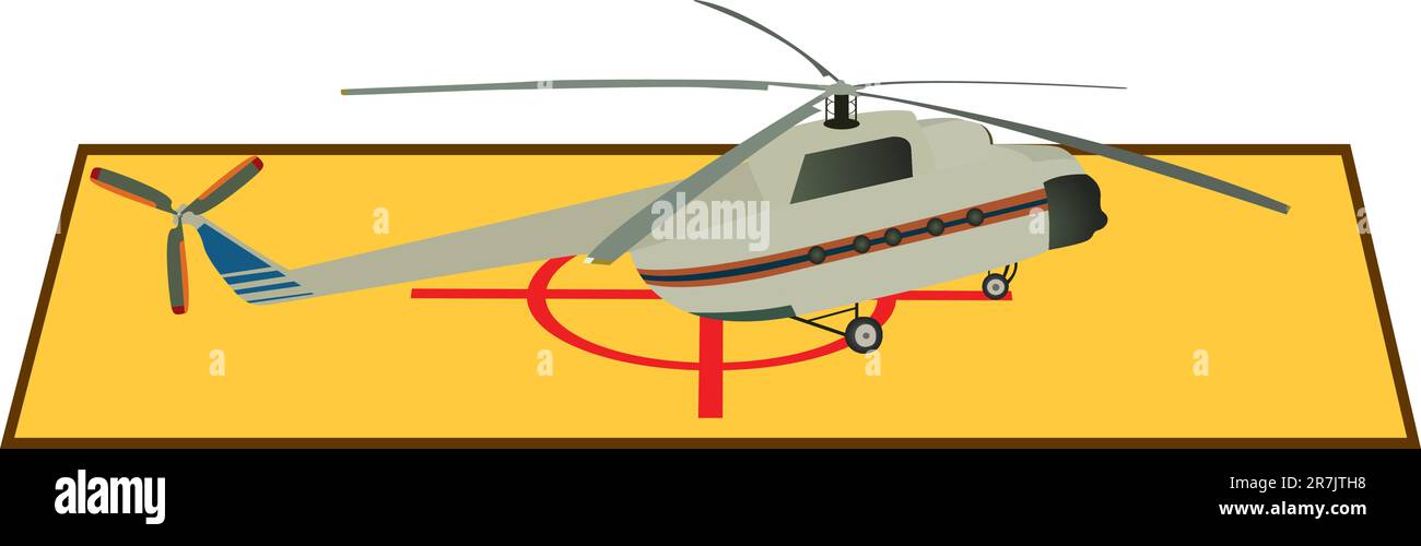 Heli aerial Stock Vector Images - Alamy
