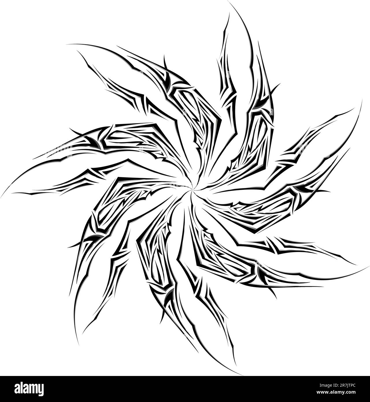 Black and white abstract contemporary background. Illustration for ...