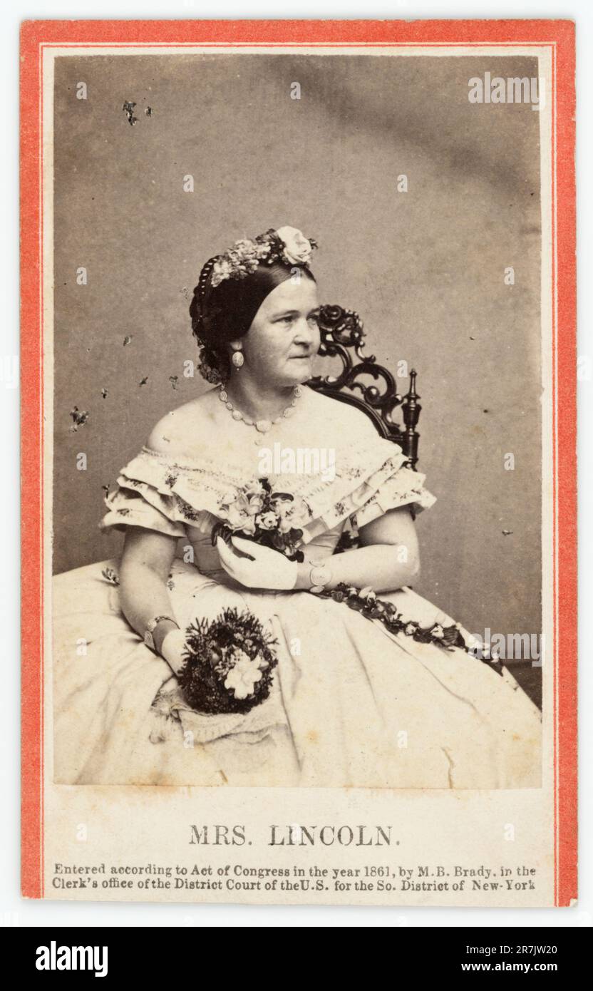 Mary todd lincoln first lady hi-res stock photography and images - Alamy