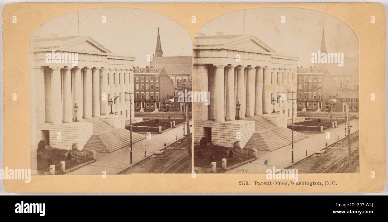 Patent Office, Washington DC c. 1870 Stock Photo - Alamy