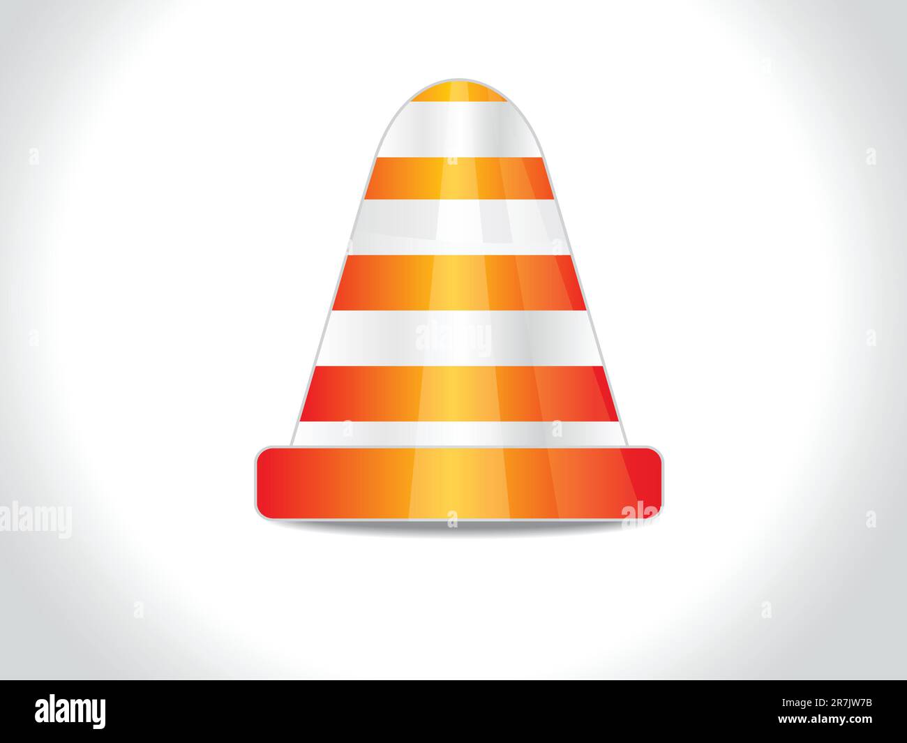 abstract stop cone vector illustration Stock Vector Image & Art - Alamy