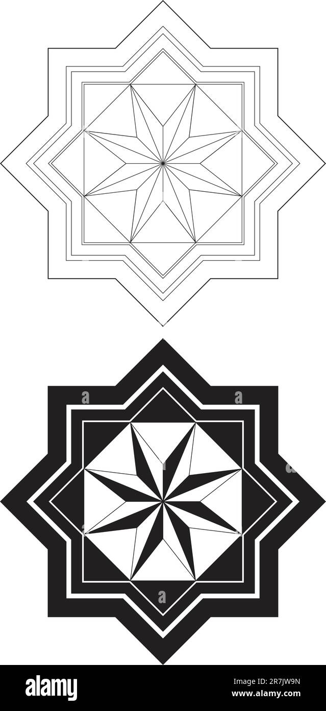 Geometric pattern interwoven Stock Vector Images - Alamy