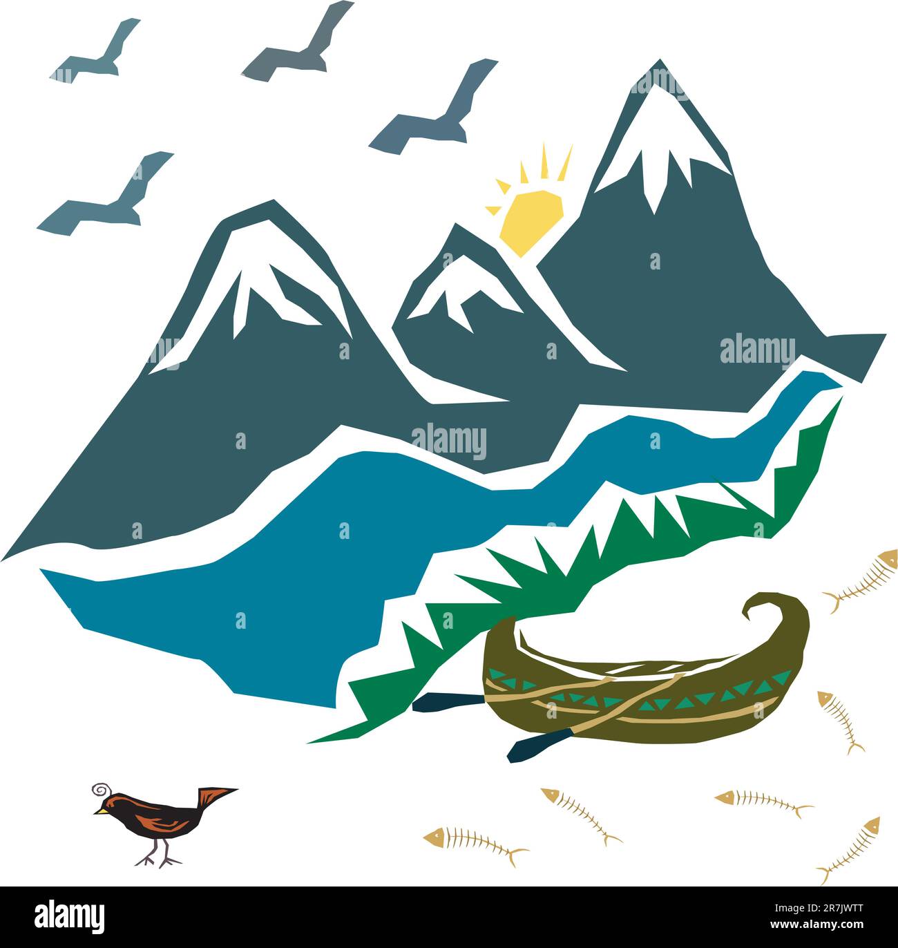 Dangers mountain Stock Vector Images - Alamy