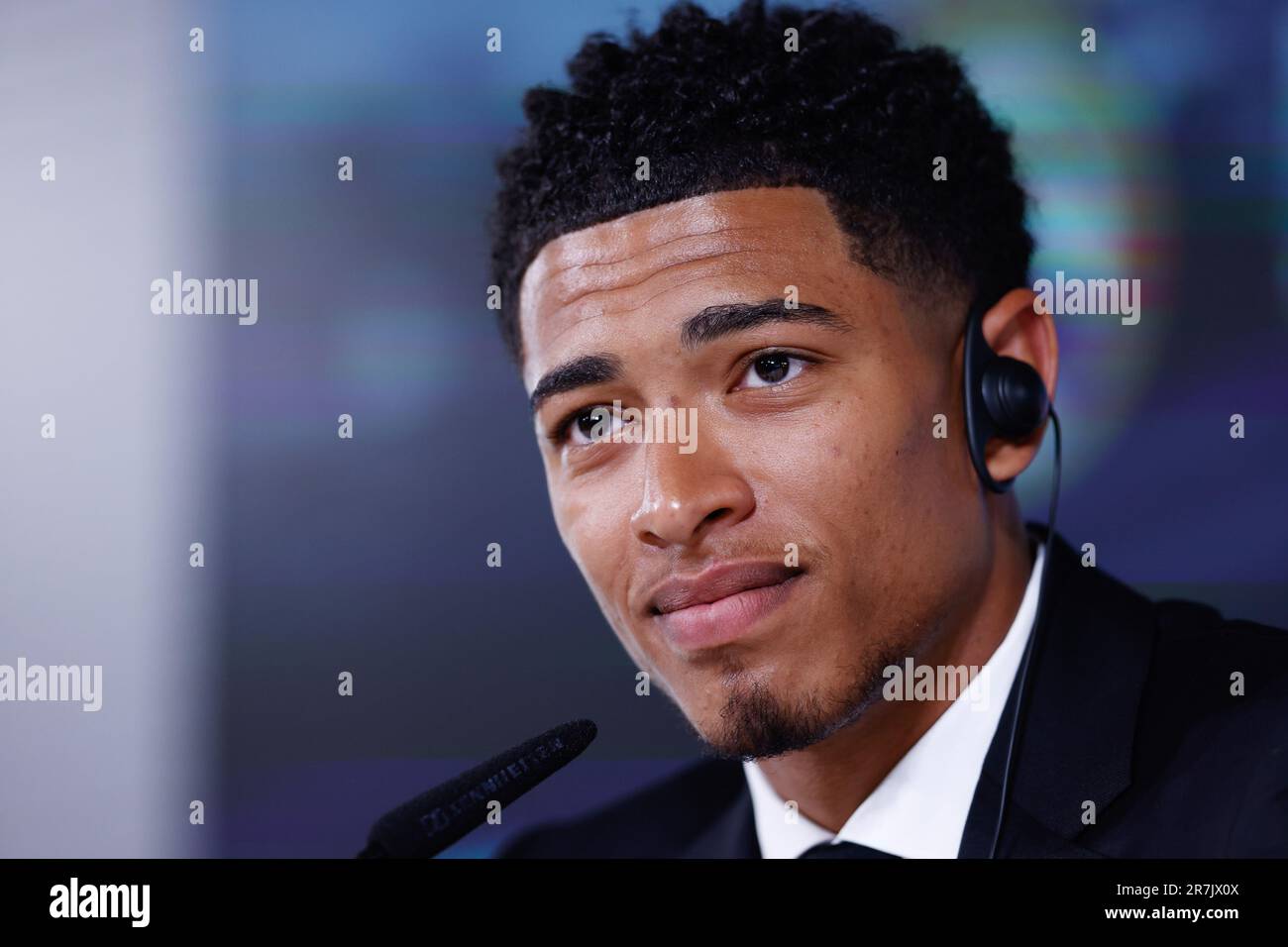 Press conference with Jude Bellingham during his presentation as new ...