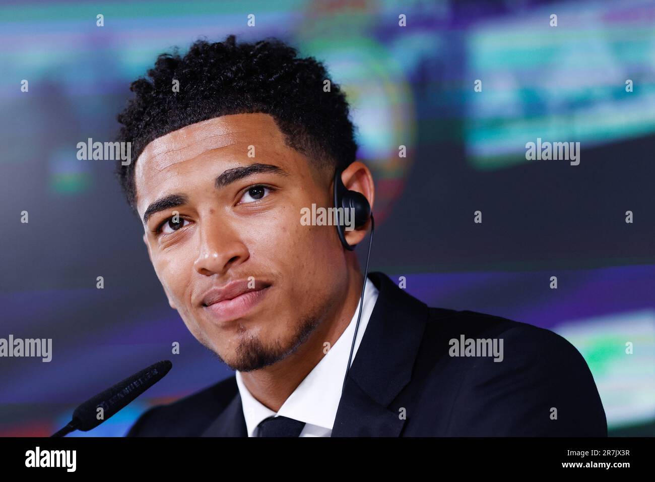 Press conference with Jude Bellingham during his presentation as new ...