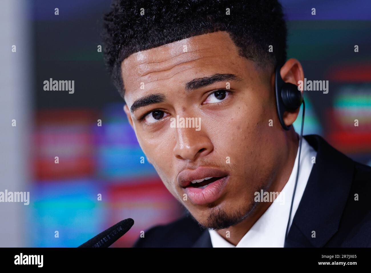 Press conference with Jude Bellingham during his presentation as new ...