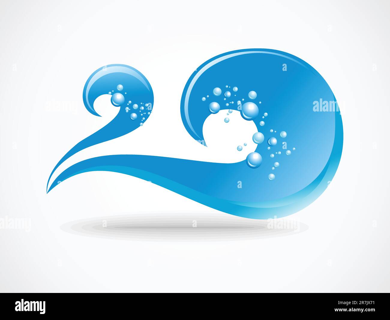 abstract water wave vector illustration Stock Vector Image & Art - Alamy