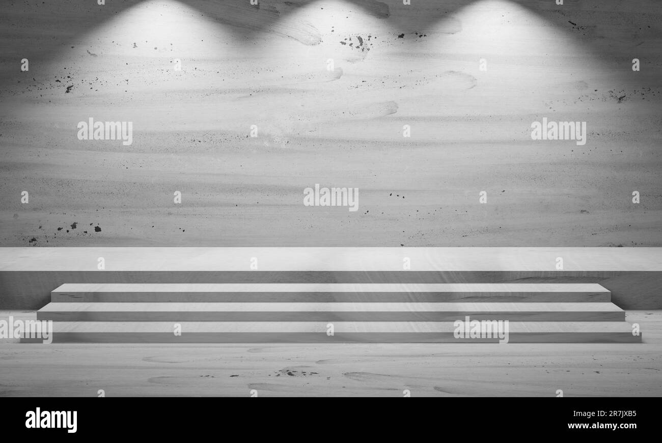 Photo 3d wall stage concrete texture Minimalist mockup for product ...