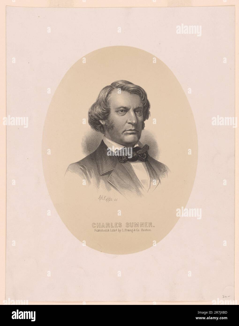 Charles Sumner c. 1861-1863 Stock Photo - Alamy