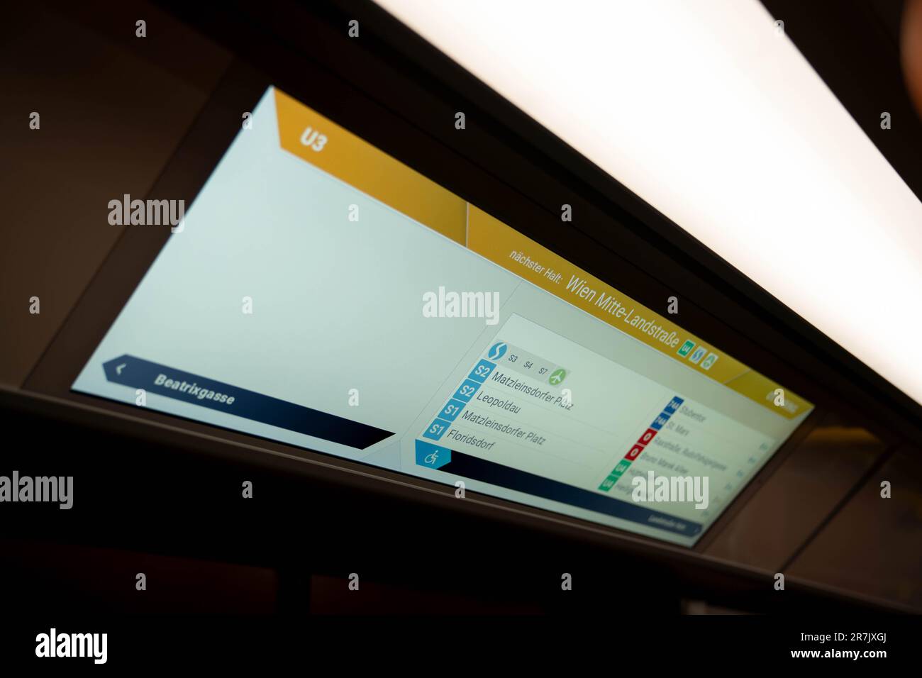 Vienna, Austria. 16 June 2023. New subway train „X-Wagen“ being introduced by Wiener Linien for ...