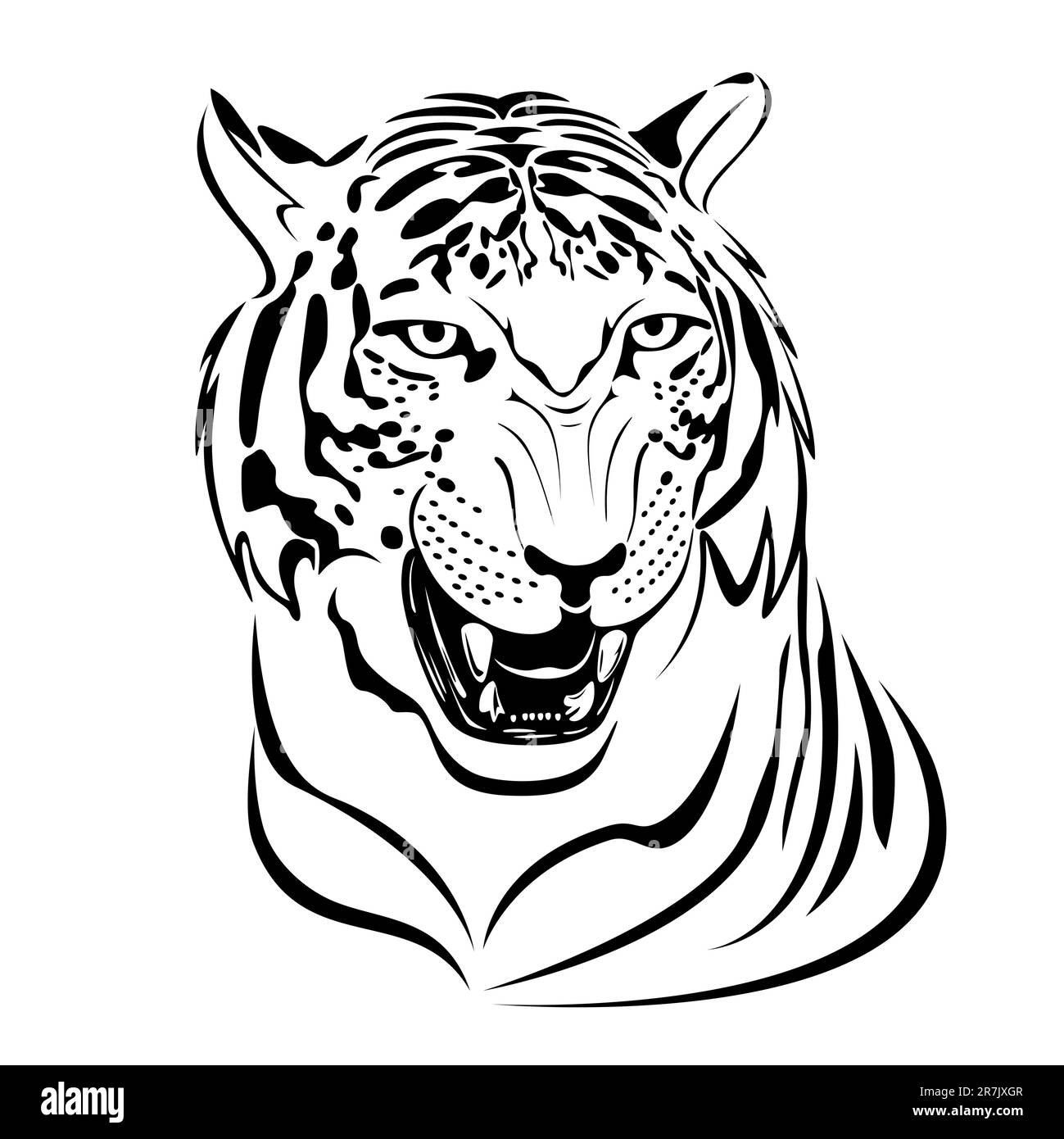 Power line in wild Cut Out Stock Images & Pictures - Alamy