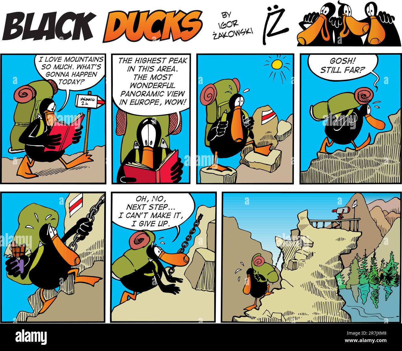 Black Ducks Comic Story episode 70 Stock Vector Image & Art - Alamy