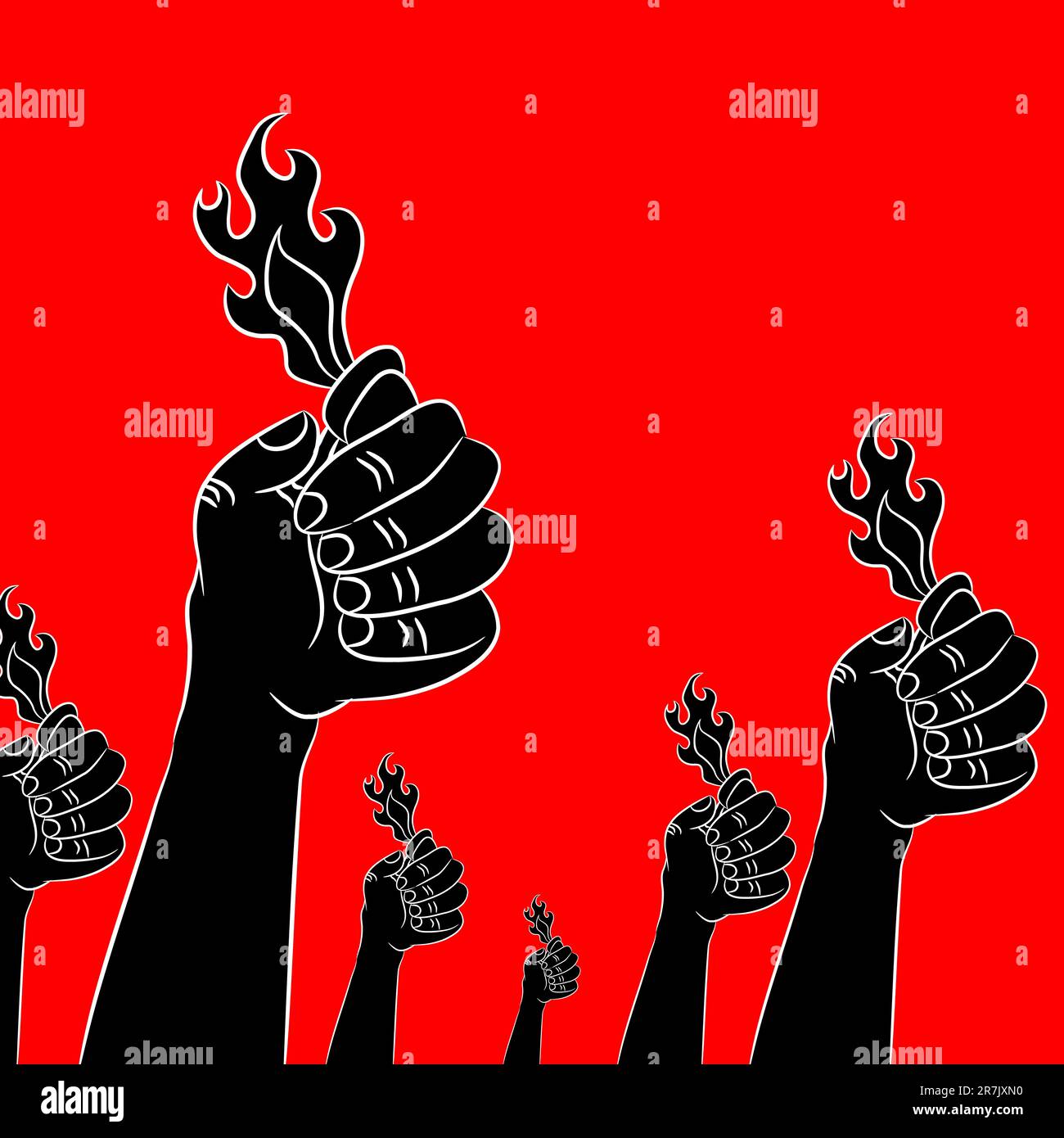 Air crowd Stock Vector Images - Alamy