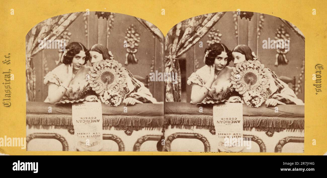 Unidentified Women c. 1865 Stock Photo - Alamy