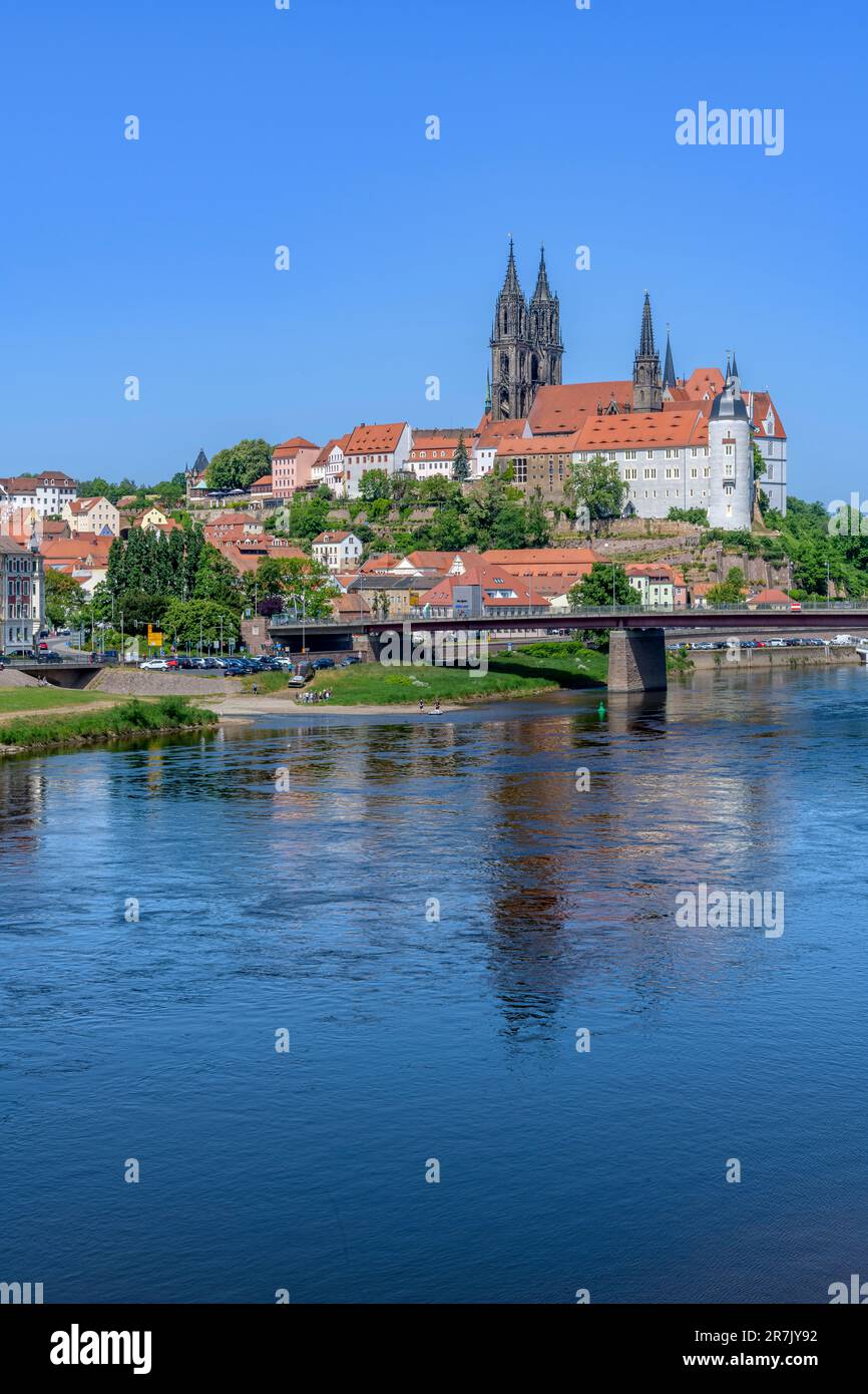 Iconic Meissen with Albrechtsburg Castle (Albrechtsburg Meissen) and ...
