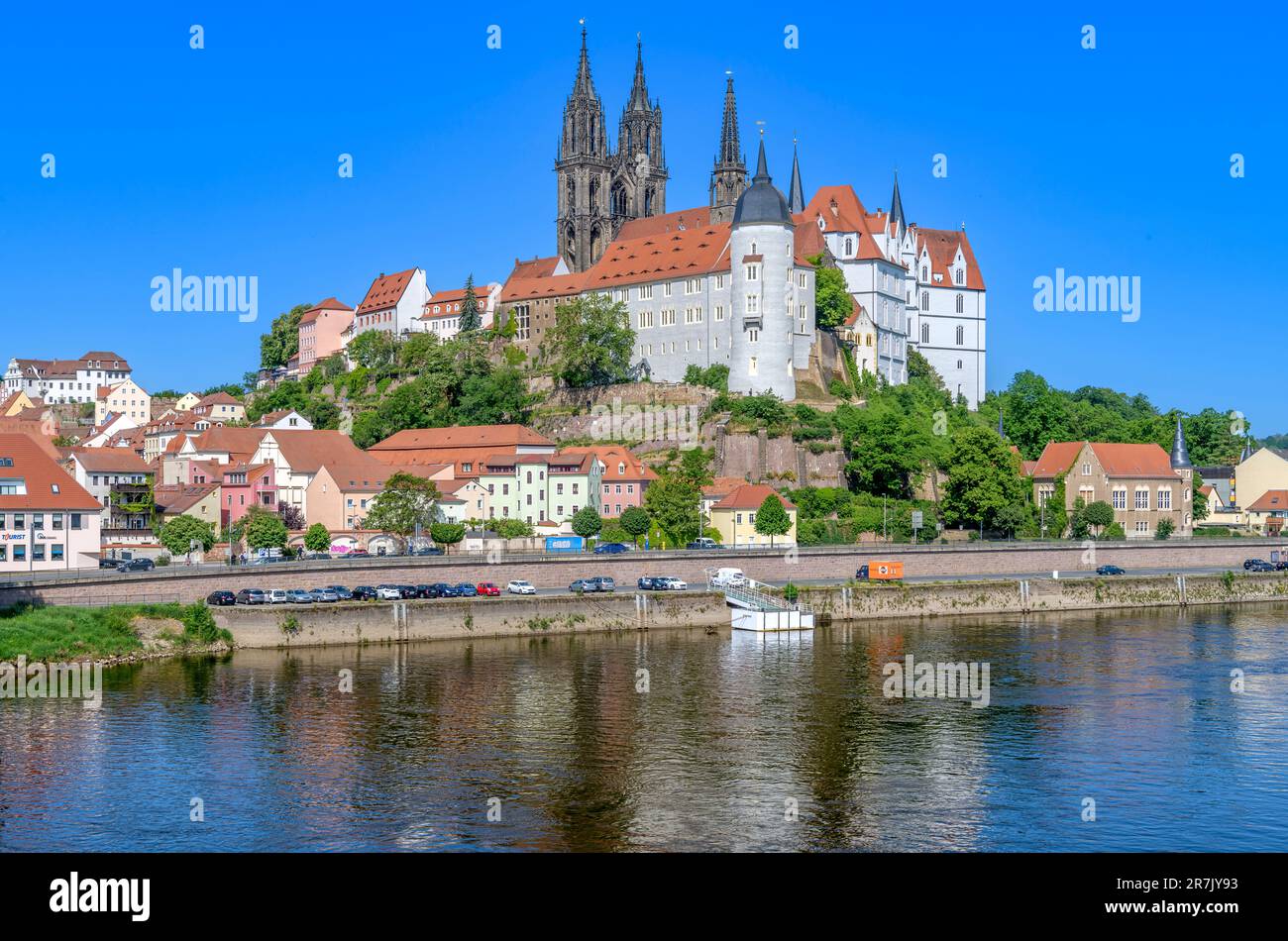 Iconic Meissen with Albrechtsburg Castle (Albrechtsburg Meissen) and ...