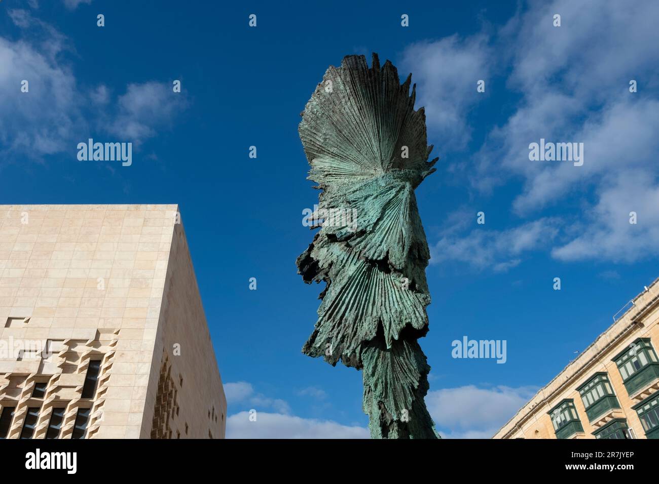 The Palm Goddess for Malta sculpture by artist Michele Oka Doner in ...