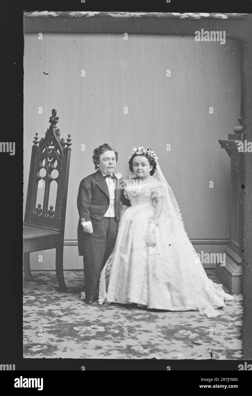 Charles and Lavinia Stratton c. 1860-1870 Stock Photo - Alamy