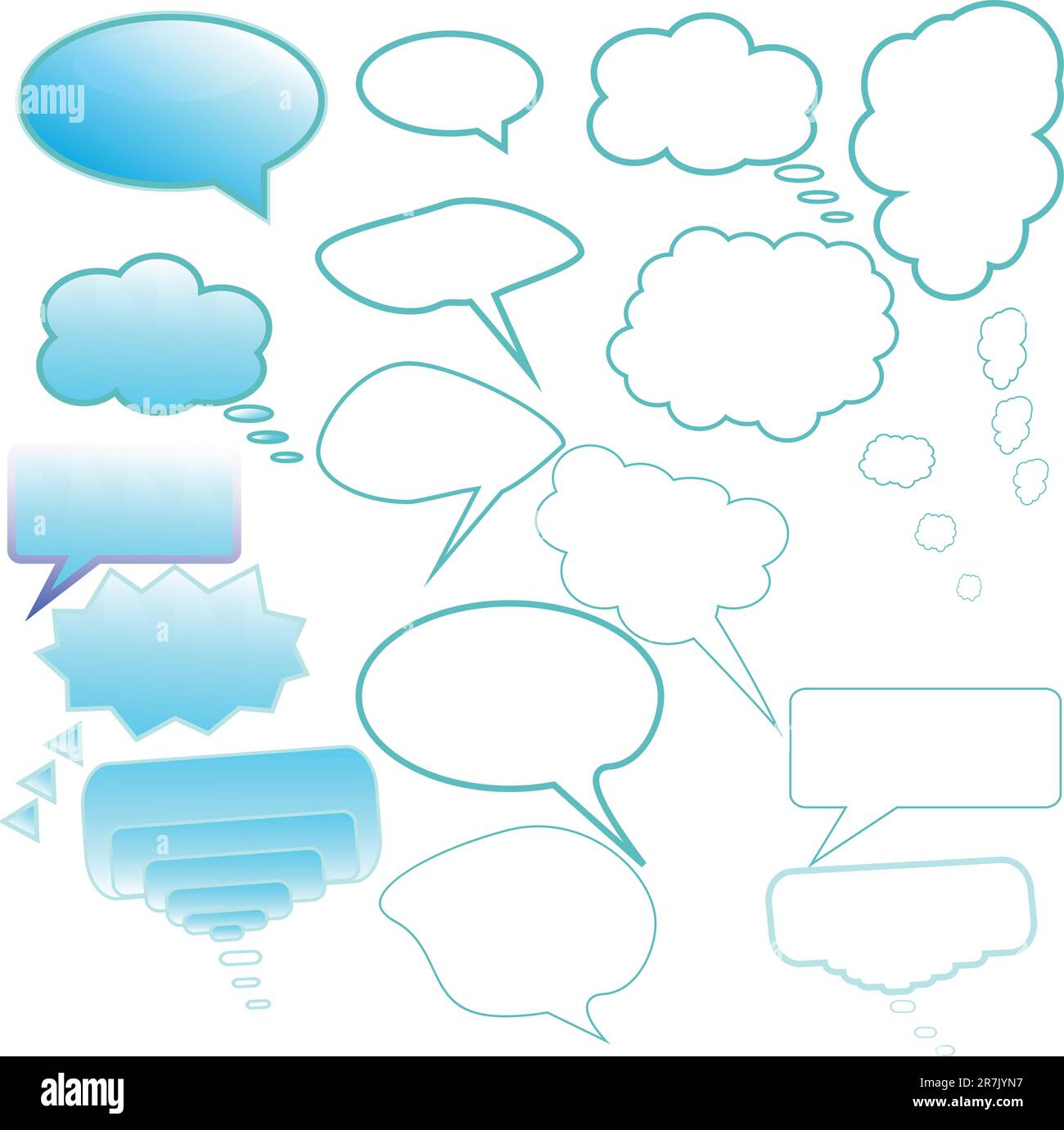 speech bubbles perfect for comic books Stock Vector Image & Art - Alamy