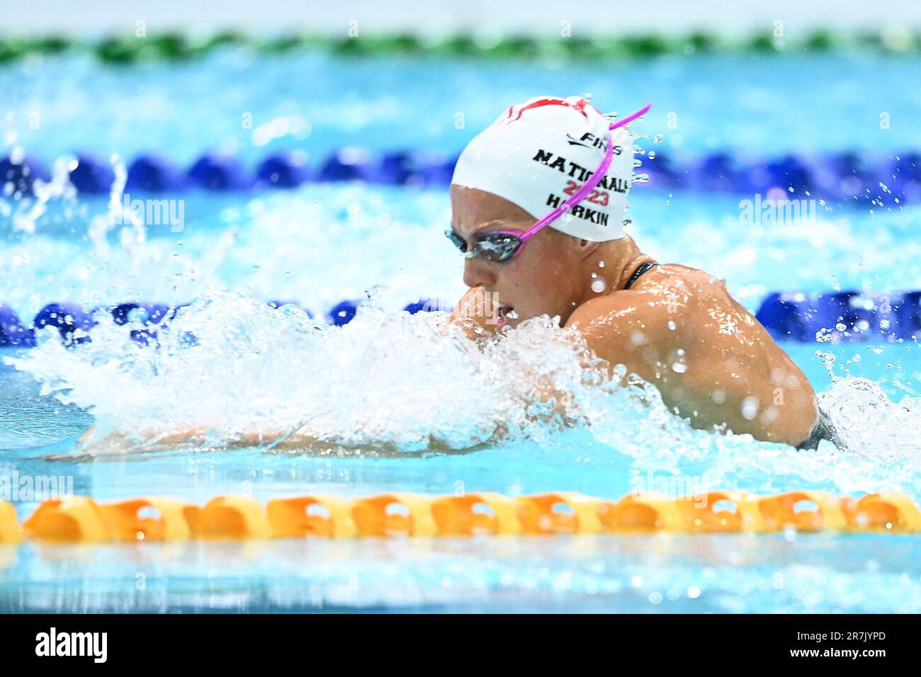 Melbourne, Australia. 16th June, 2023. Abbey Harkin swims during the ...
