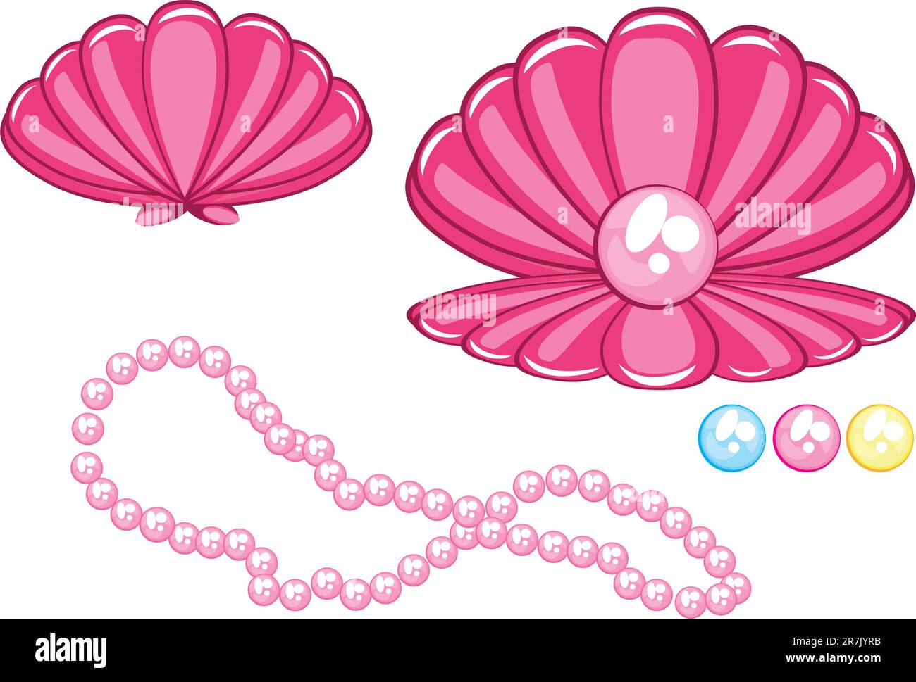 Pink Pearls Clipart
