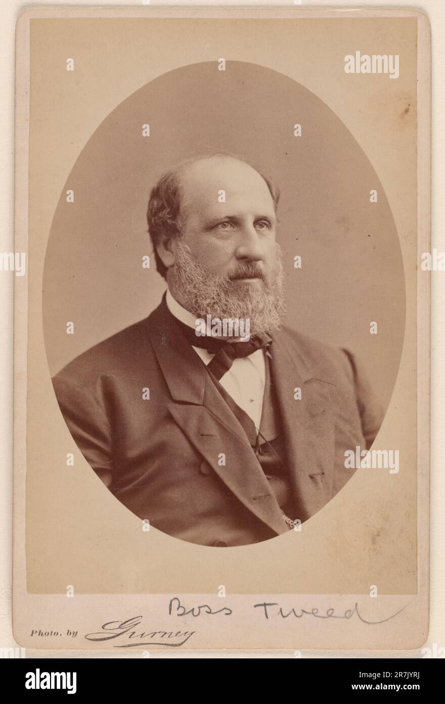 William Marcy Tweed c. 1870 Stock Photo - Alamy