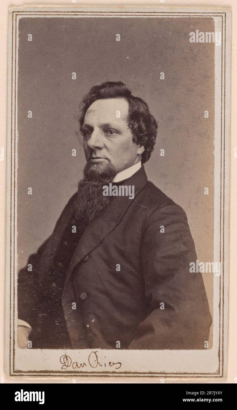 Dan Rice 1865 Stock Photo - Alamy
