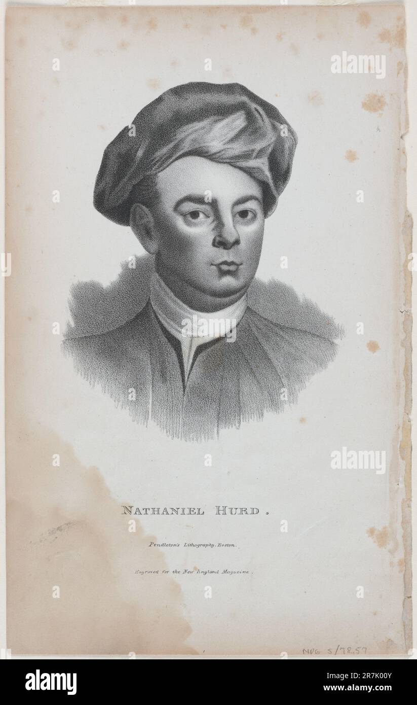 Nathaniel Hurd 1832 Stock Photo - Alamy