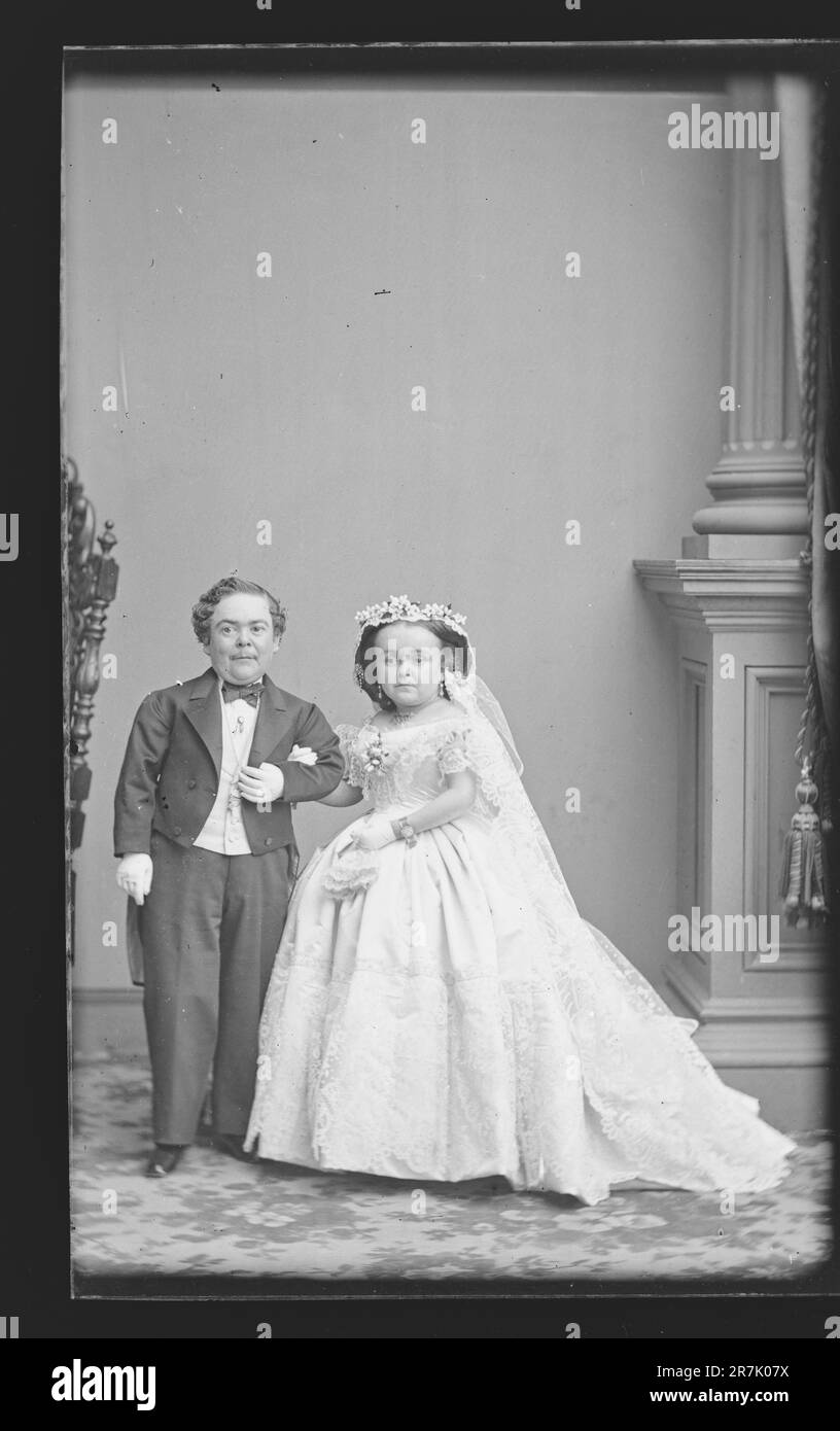 Charles and Lavinia Stratton c. 1860-1870 Stock Photo - Alamy