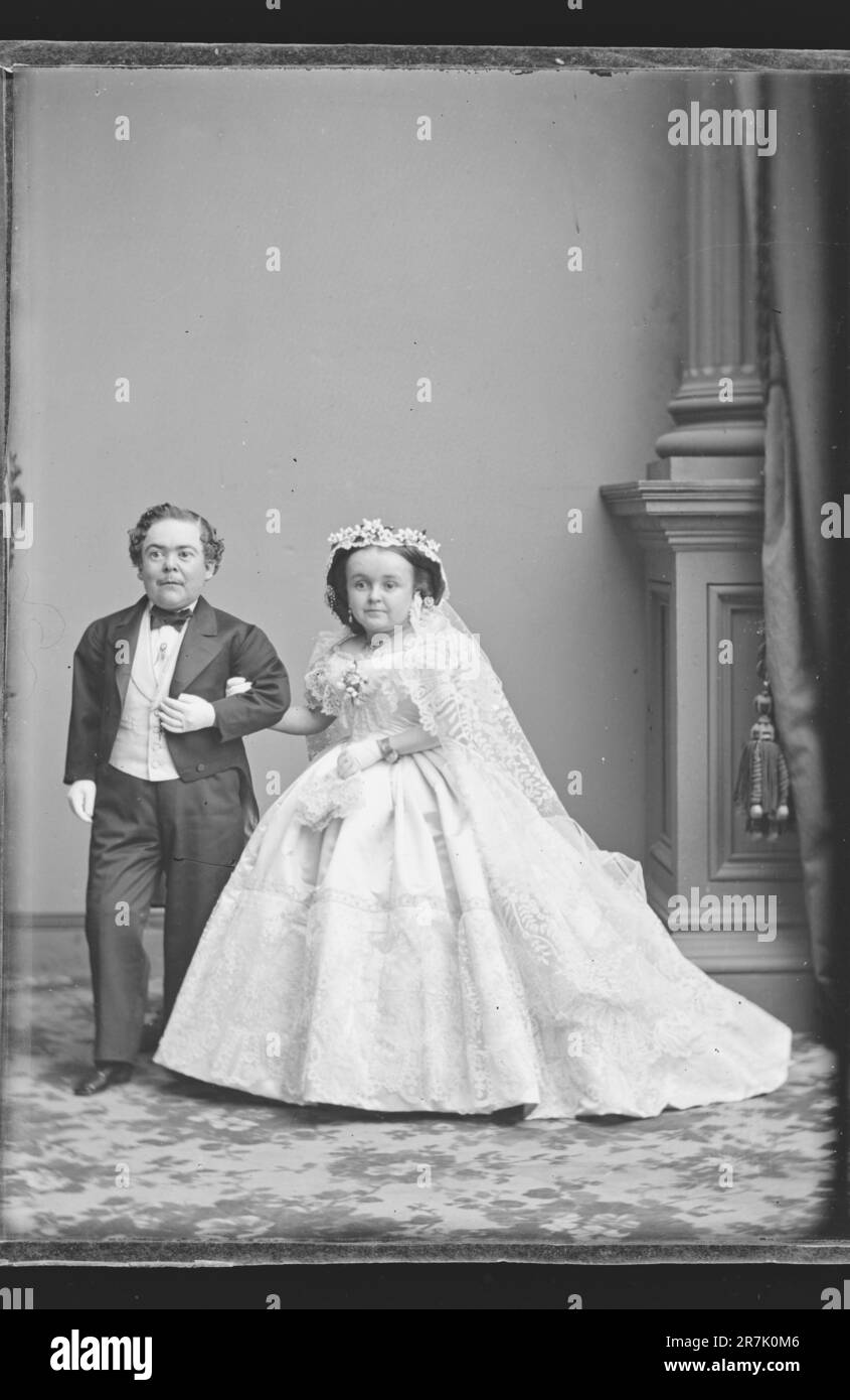 Charles and Lavinia Stratton c. 1860-1870 Stock Photo - Alamy