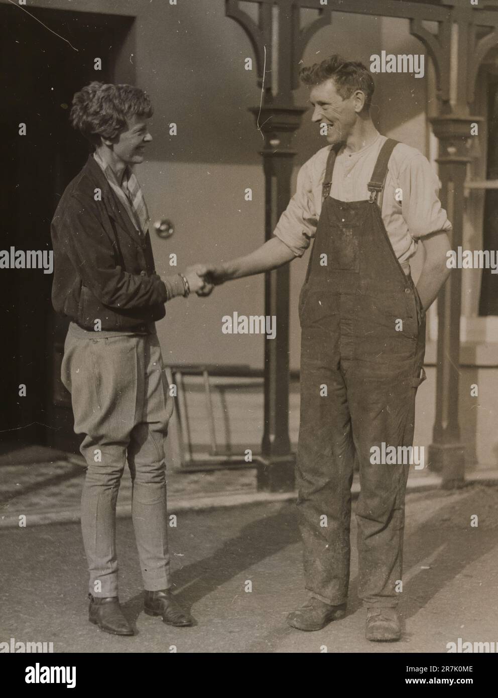 Amelia Earhart 1932 Stock Photo - Alamy