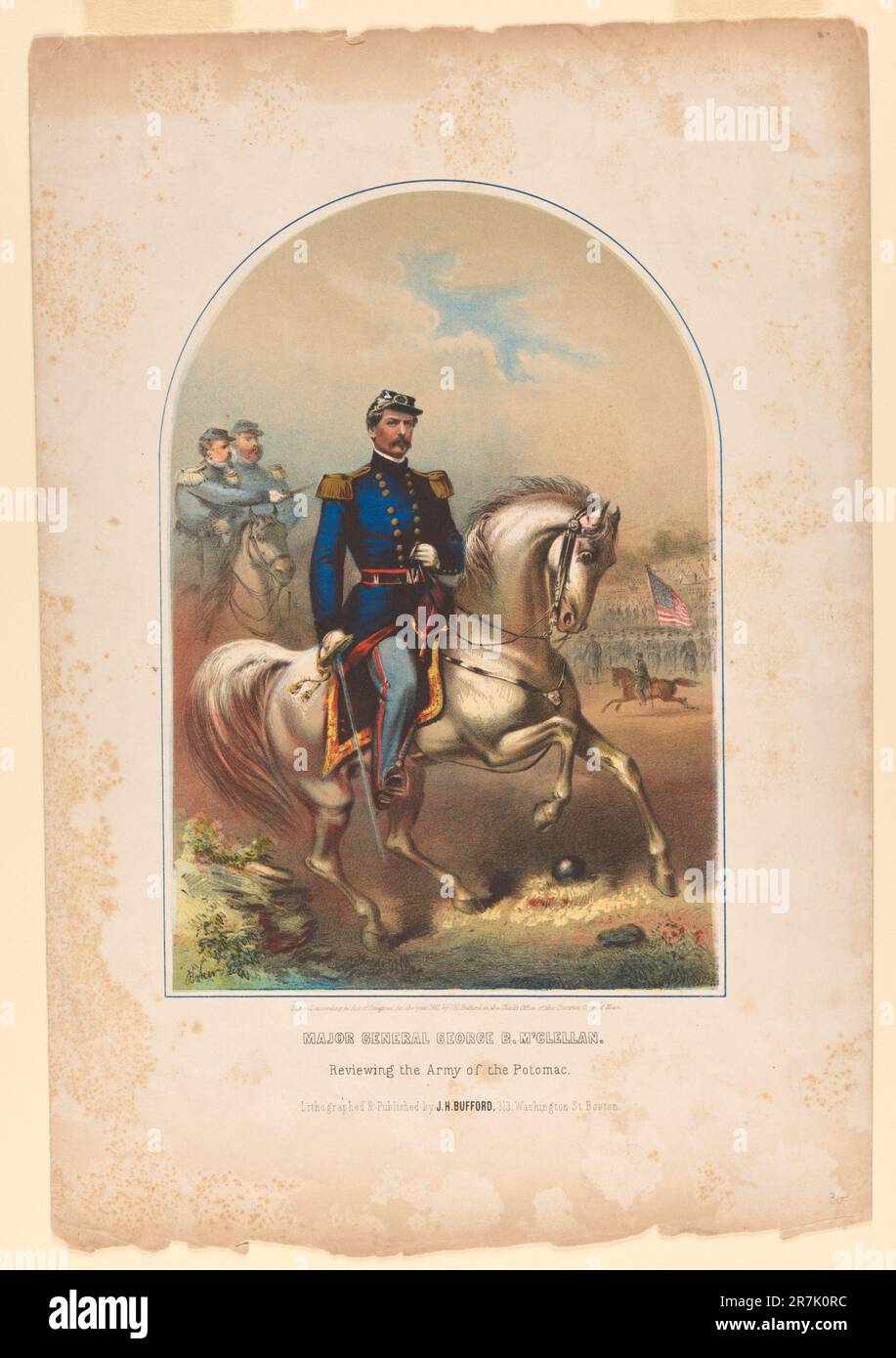 George Brinton McClellan 1861 Stock Photo - Alamy